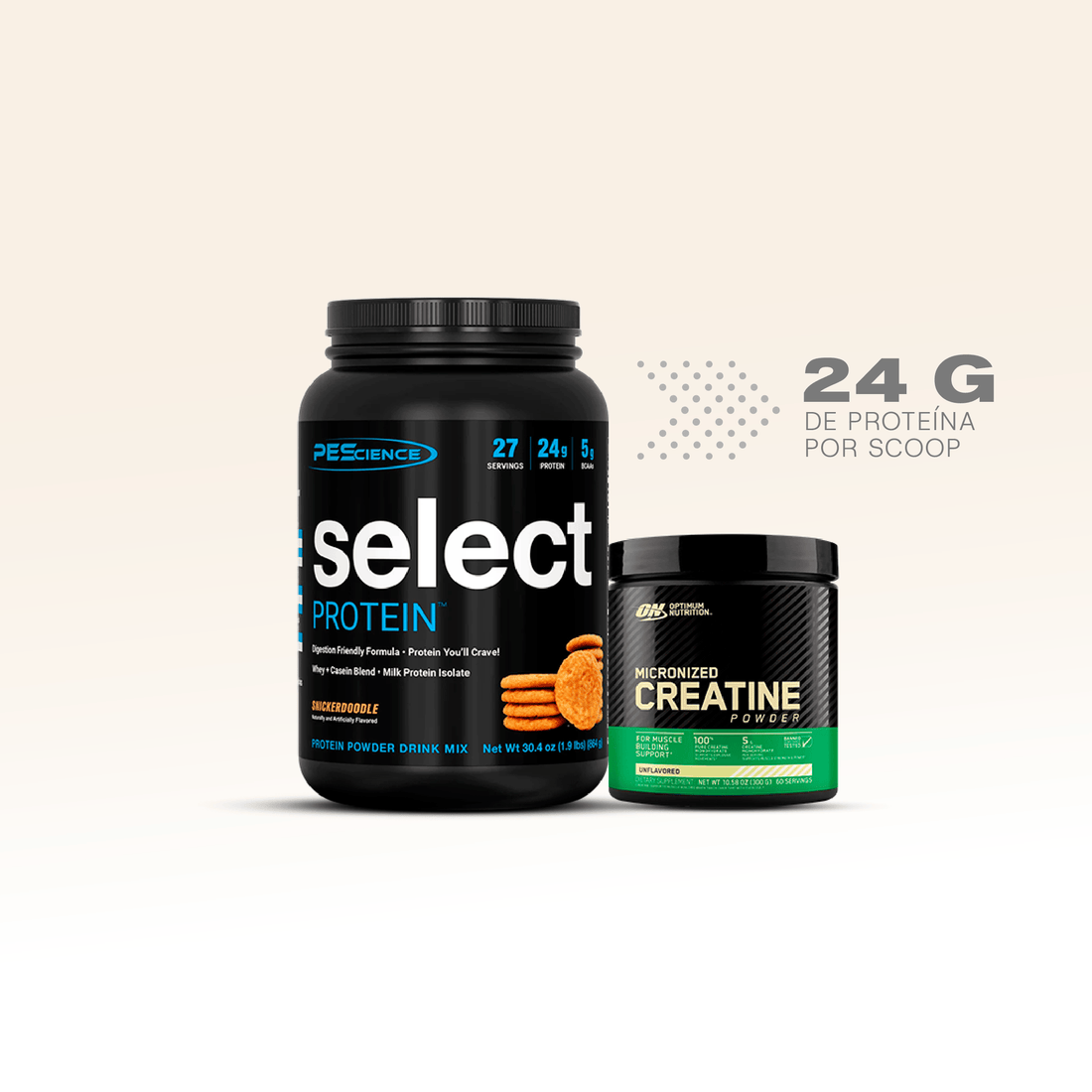 PROMO SUMMER: Select Protein 800g + Creatina 300gr ON – tmx pe